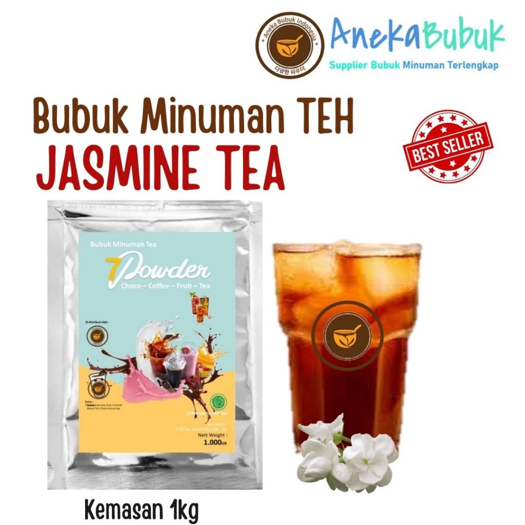 Jual Bubuk Teh JASMINE TEA 1Kg - Bubuk Es Teh JASMINE - Es Teh Rasa ...