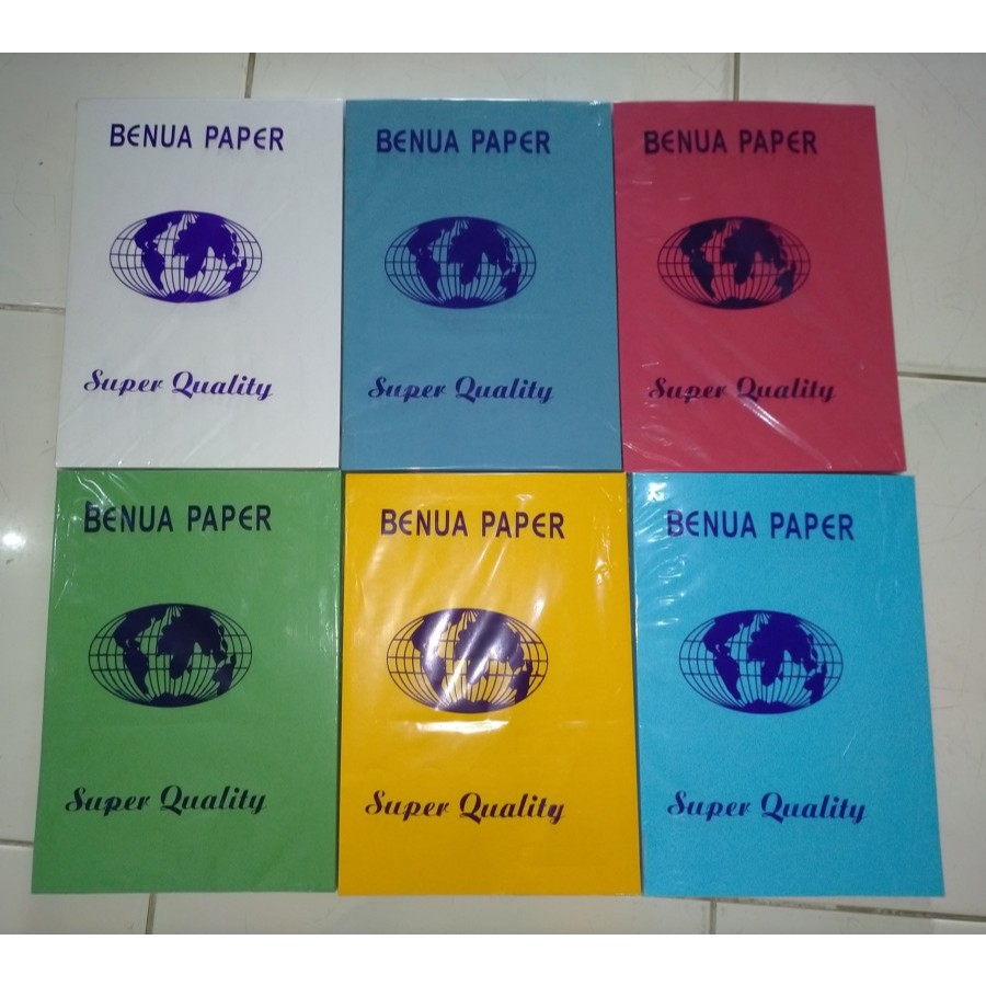 Jual Kertas Karton Jilid Buffalo Ukuran A4 Benua ( Pak isi 100 lembar ...