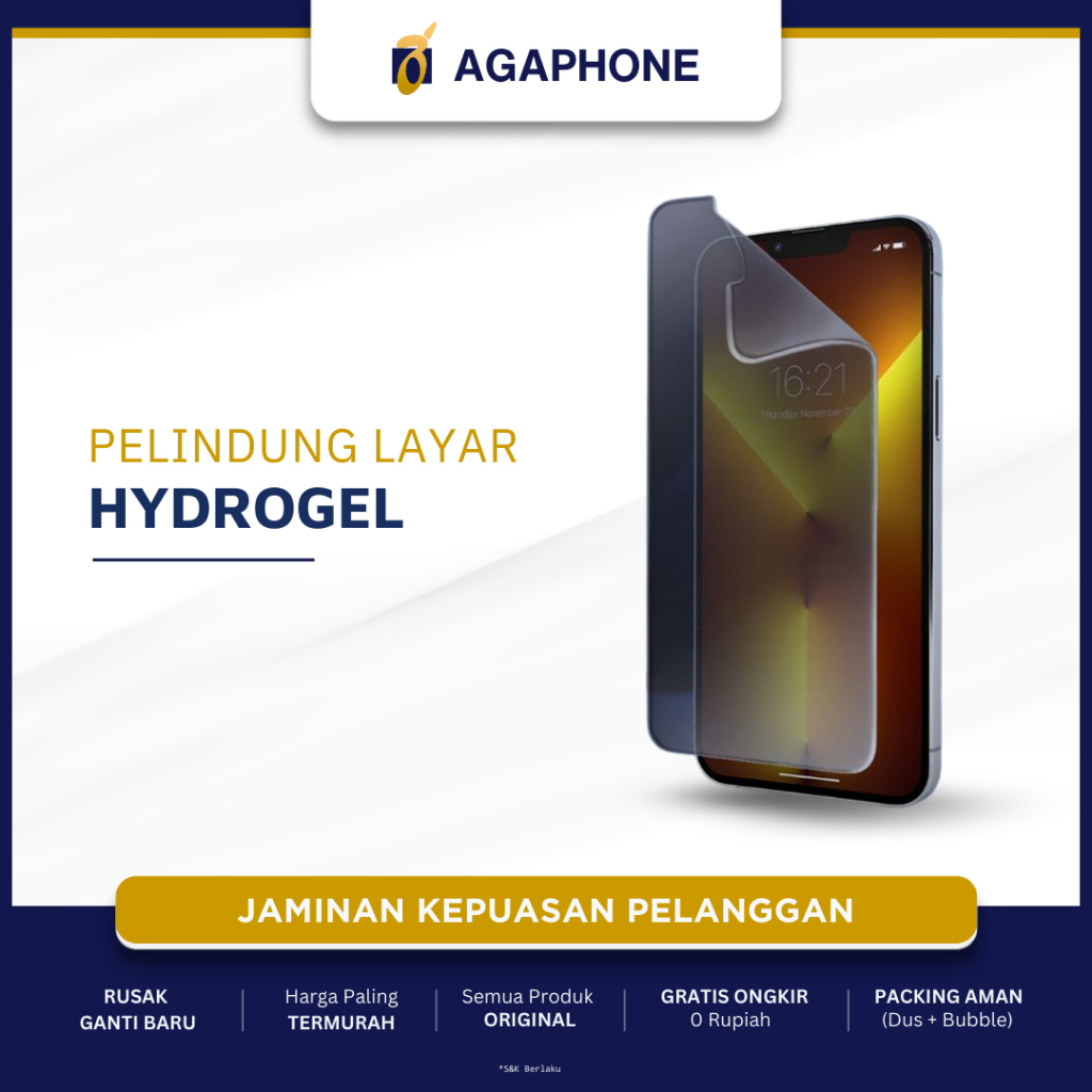Jual Hydrogel Anti Gores Hikaru Matte − Semua Tipe HP Lengkap | Shopee ...
