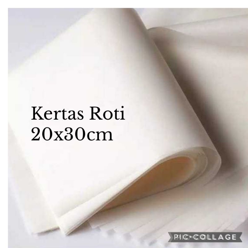 Jual Promo !! 50pcs Kertas roti ukuran 20x30cm | Shopee Indonesia
