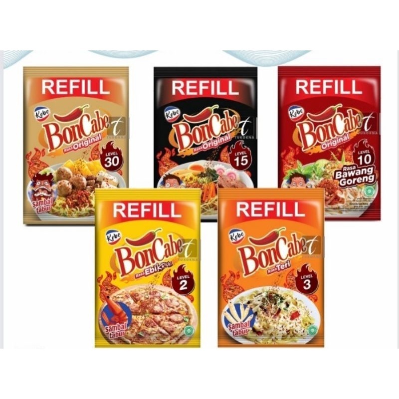 Jual Seasoning Powder Kobe Bon Cabe / Boncabe Bubuk Cabai / Cabe ...