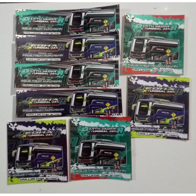 Jual stiker bus basuri edisi terbaru dari jedha versi terbaru dan ...