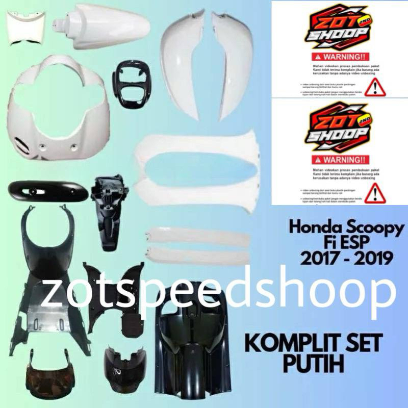 Jual body scoopy fi esp cover fullset body halus dan kasar scoopy fi ...