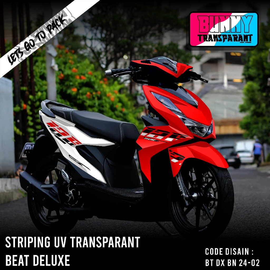 Jual STRIPING STICKER TRANSPARAN BEAT DELUXE NEW 2020-2021-2022-2023 ...