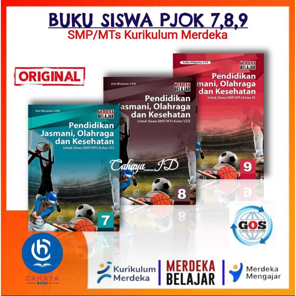 Jual Buku Siswa PJOK SMP Kelas 7 8 9 Kurikulum Merdeka - Buku PJOK Kelas 7 8 9 SMP/MTs Kurikulum ...