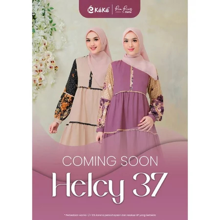 Jual KEKE | Gamis Wanita Dewasa GDK DL RICIS HELCY 37 by Keke | Dress ...