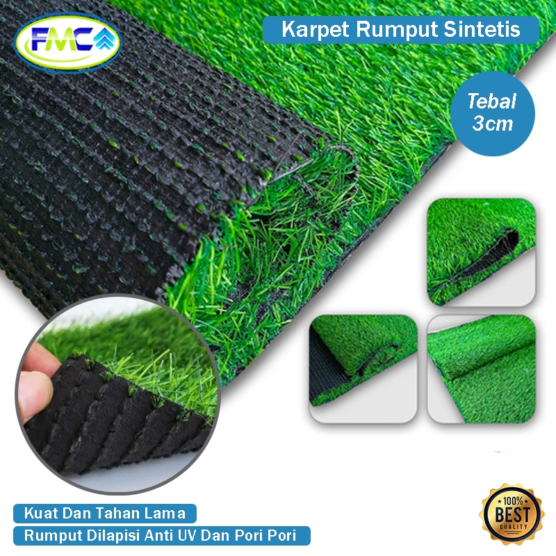 Jual Rumput Sintetis Karpet Swiss Tebal 3 cm Indoor Dan Outdoor Rumput ...