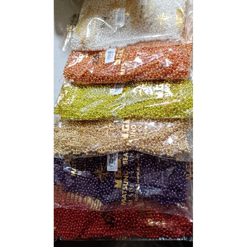 Jual Payet mutiara metalik jepang MGB 4mm dan 3 mm | Shopee Indonesia