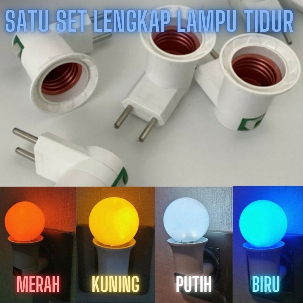 Jual Fitting colok lampu fitting lampu tidur e 27 saklar switch on off ...