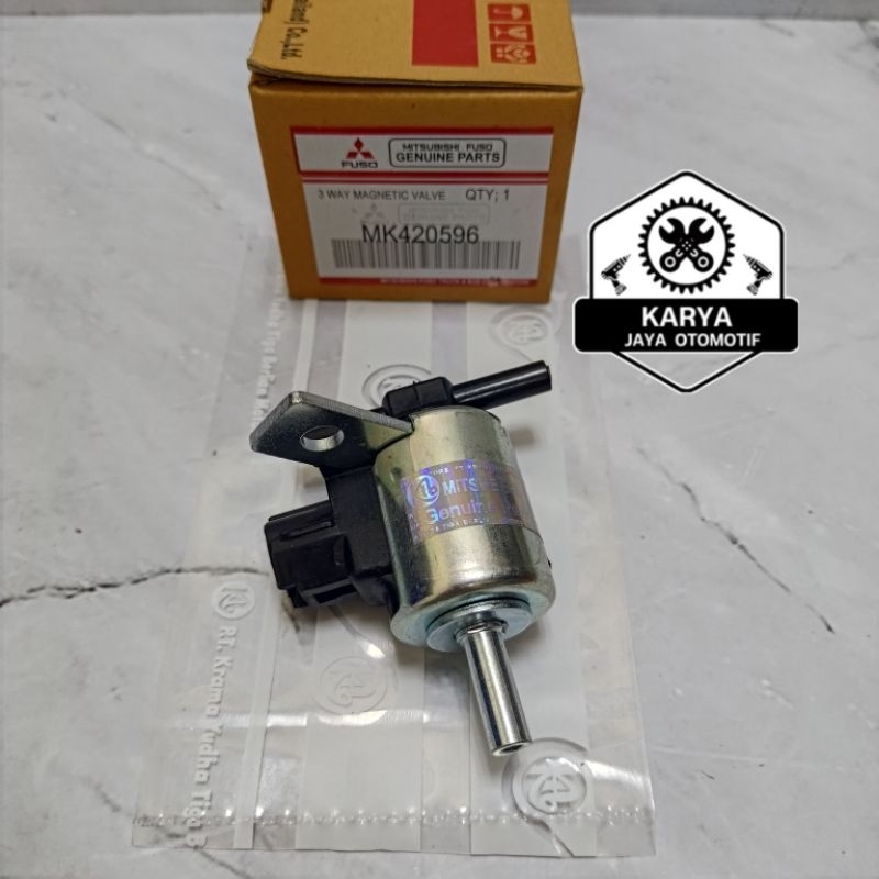 Jual VALVE 3 WAY MAGNETIC SWITCH ENGINE BRAKE CANTER PS125 TURBO 24V ...