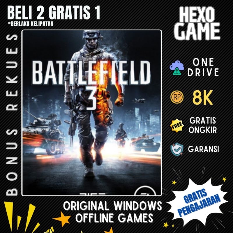 Jual Battlefield 3 - Free to play - Full update PC Game - LINK DOWNLOAD ...