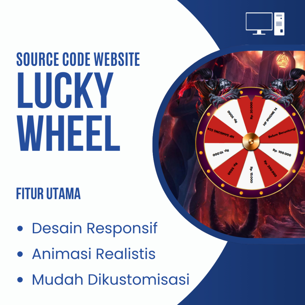Jual Source Code Website Lucky Wheel Untuk Spin Hadiah | Shopee Indonesia