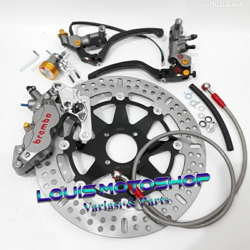 Jual PAKET KALIPER MASTER REM RX KING NEW KALIPER BIGPOT PIRINGAN LEBAR ...