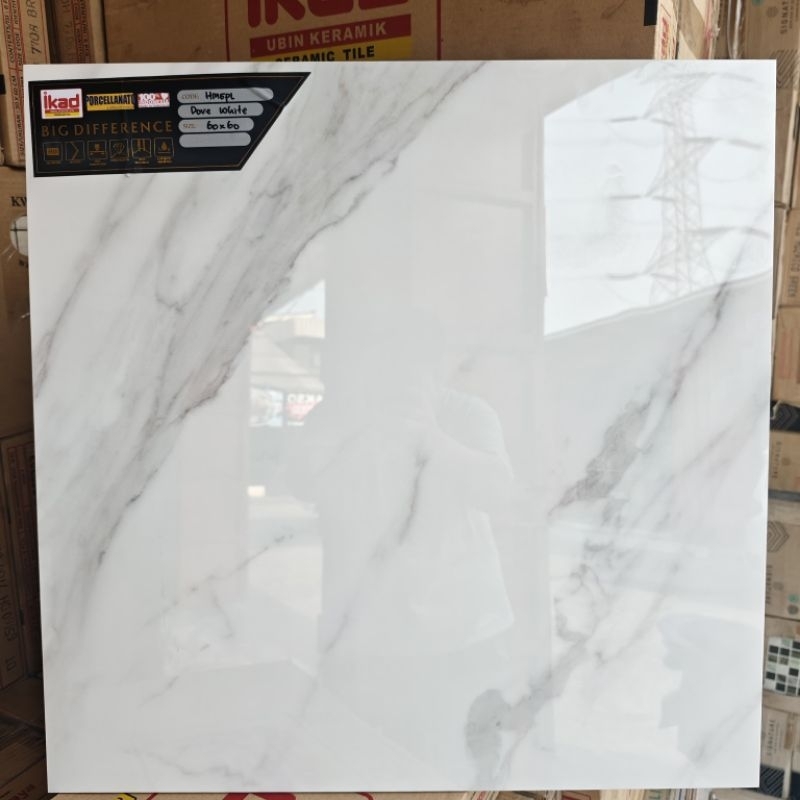 Jual GRANIT 60X60 PUTIH MARBLE / MOTIF MARMER GRANIT CARARA 60X60 PUTIH ...