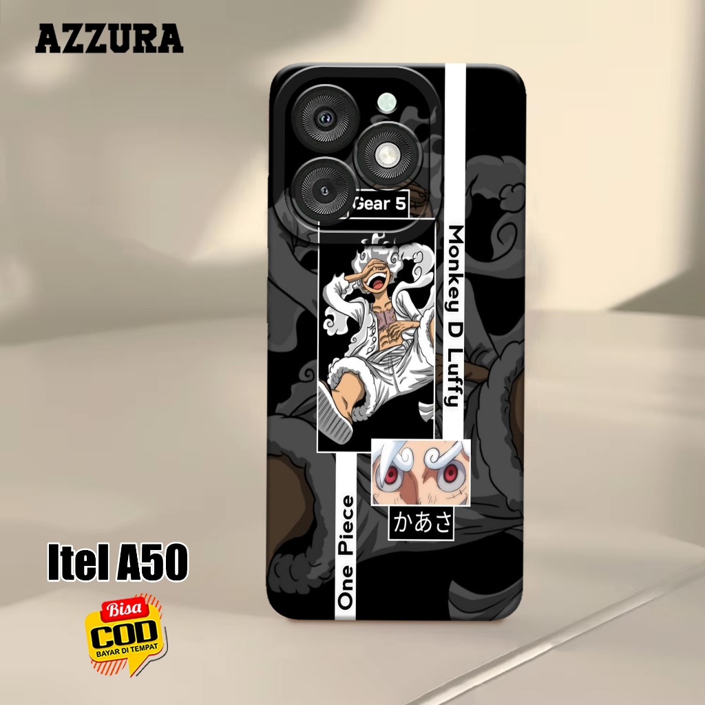 Jual AZZURA - Case Itel A50 2024 - Fashion Case Anime - Softcase Itel ...