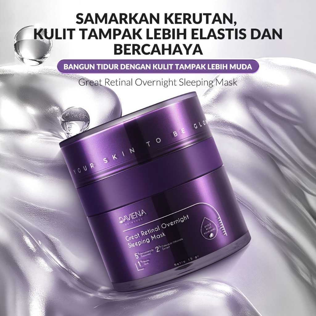 Jual DAVIENA GREAT RETINAL OVERNIGHT SLEEPING MASK | Shopee Indonesia