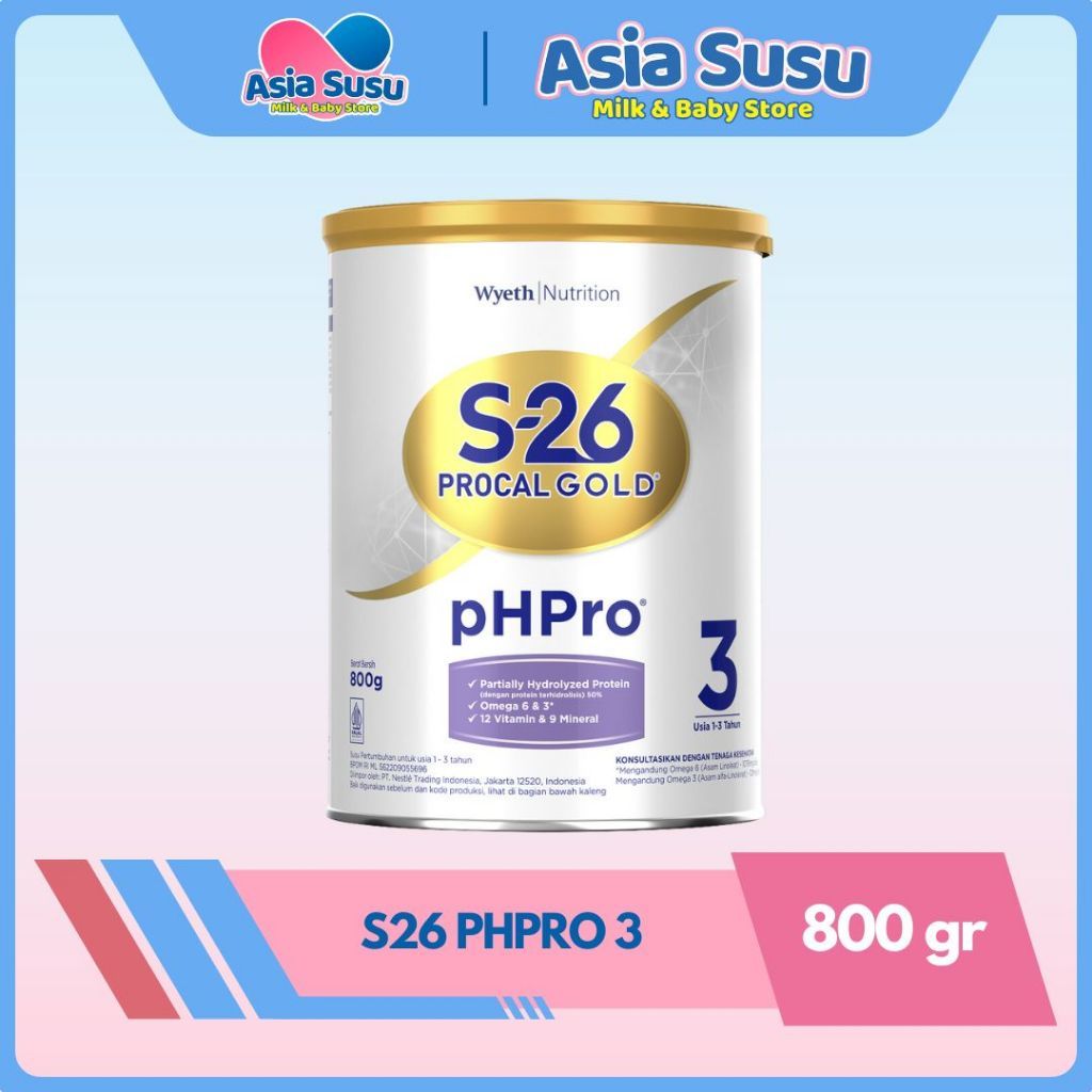 Jual Nan PH Pro / S-26 Procal GOLD pHPro Tahap 3 800gr - Usia 1-3 Tahun ...