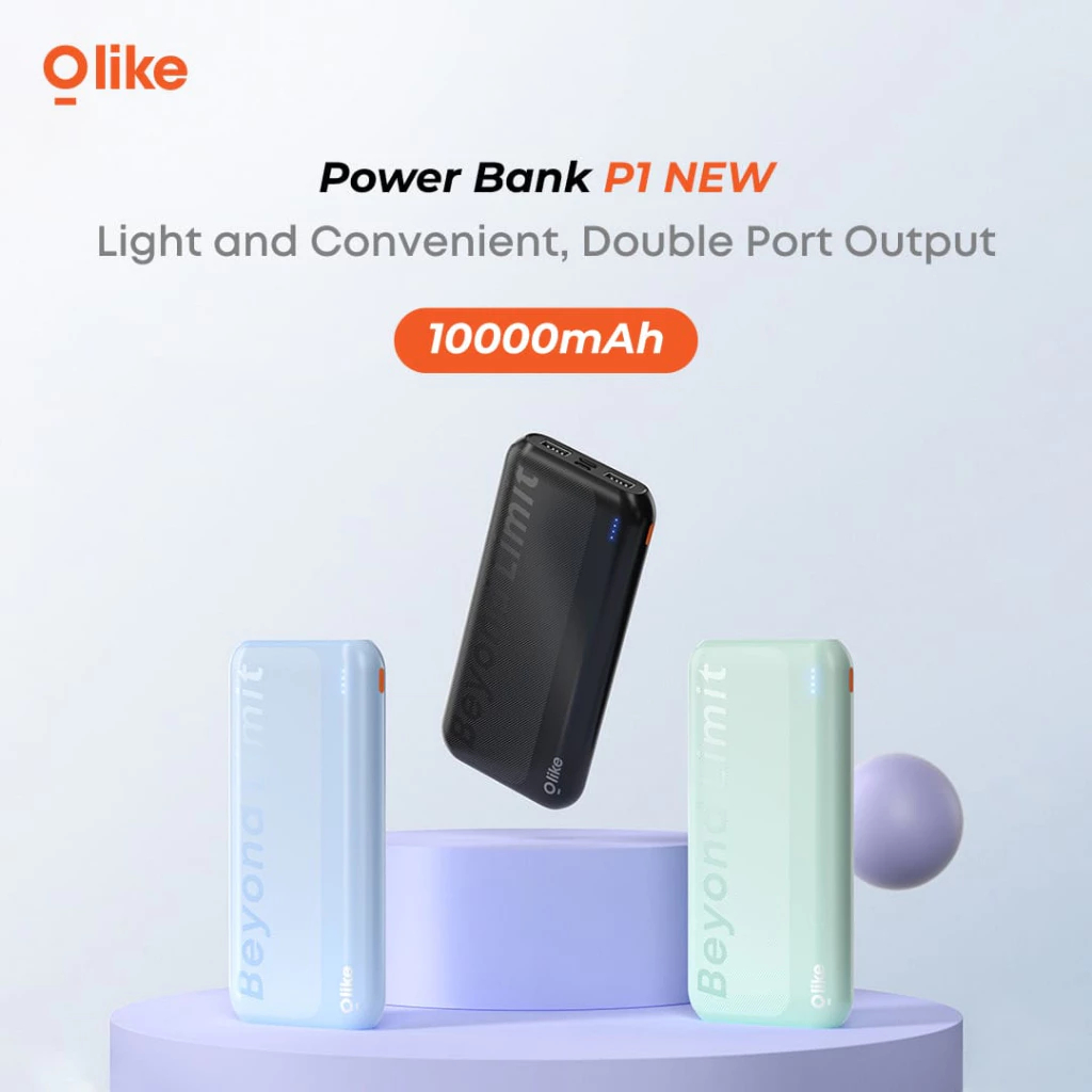 Jual ( New product ) Olike PowerBank 10000mAh 12W Dual Output Input ...