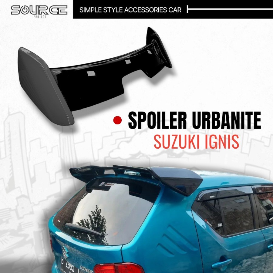 Jual REAR WING SPOILER URBANITE - SUZUKI IGNIS | Shopee Indonesia