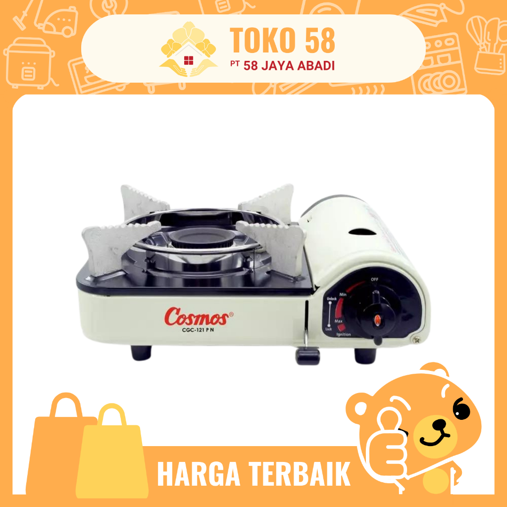 Jual [COD] Kompor Gas Portable Cosmos CGC-121 PN | Shopee Indonesia
