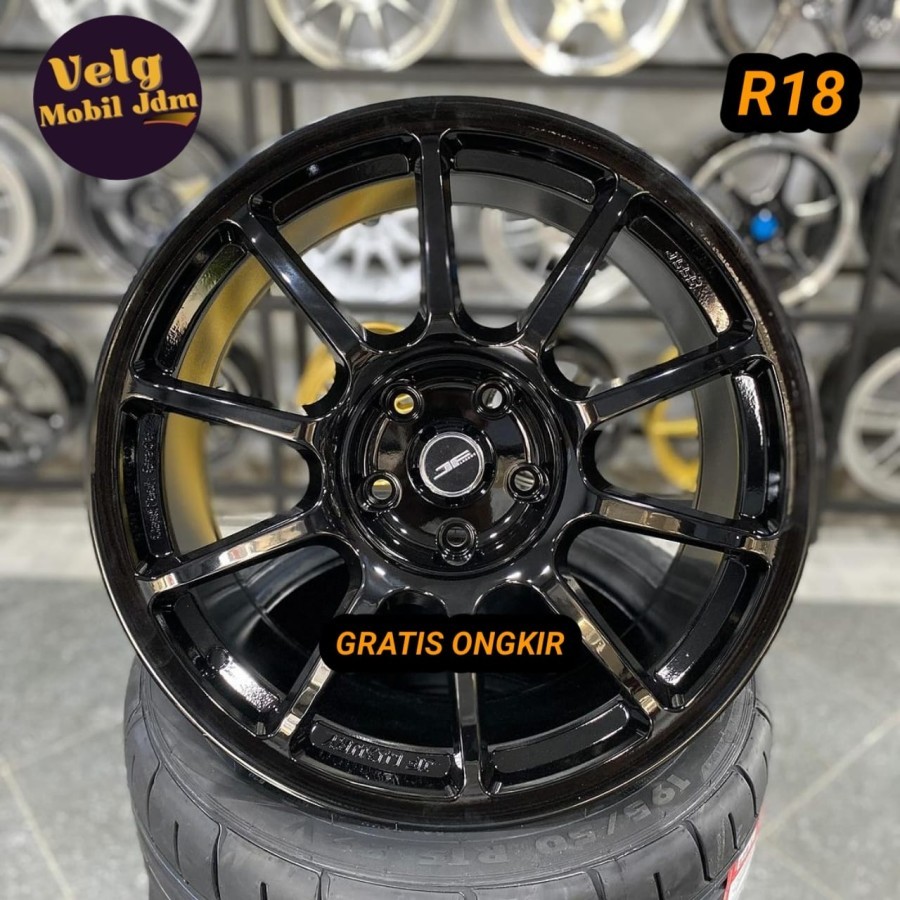 Jual velg mobil r18 lebar 8,5 offset 38 BRAID FULLRACE velg ring 18 ...