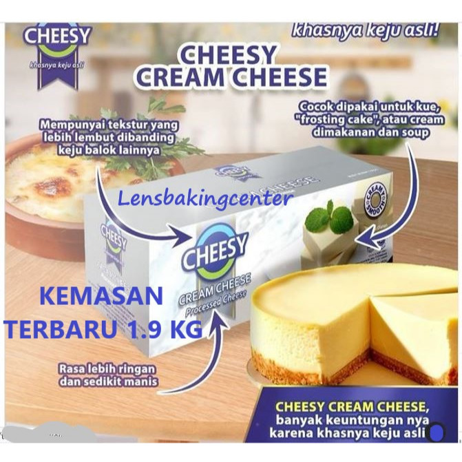 Jual Cream PROCESSED Cheese Cheesy KEJU OLAHAN HALAL Gosend/Grab Only 1 ...