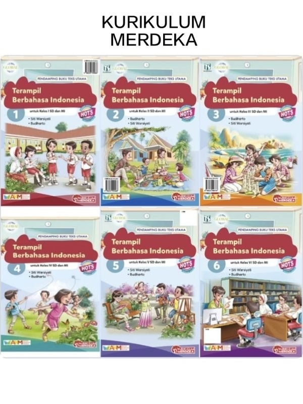 Jual BUKU GLOBAL BAHASA INDONESIA UNTUK SD/MI KELAS 1 2 3 4 5 6 (KURIKULUM MERDEKA) TIGA ...