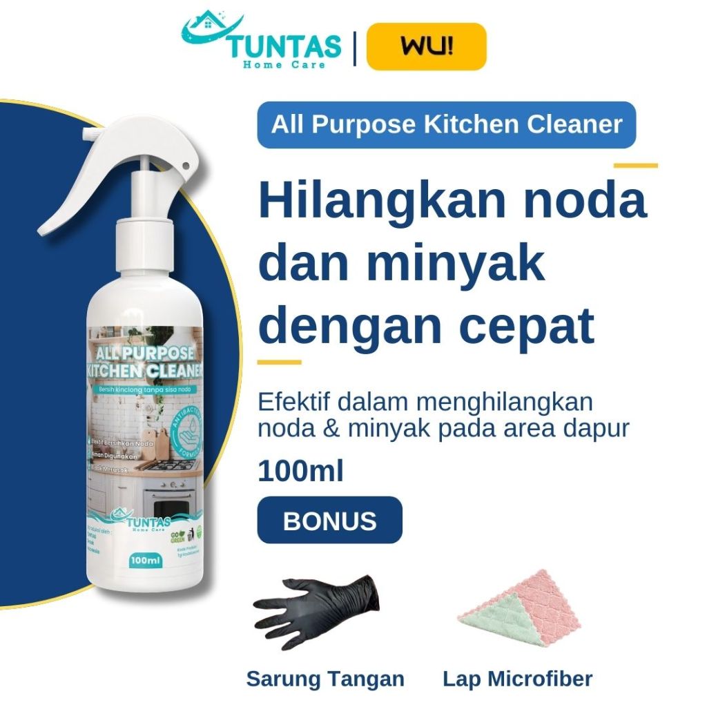 Jual Kitchen Cleaner All Purpose Efektif Menghilangkan Noda Dan Minyak ...