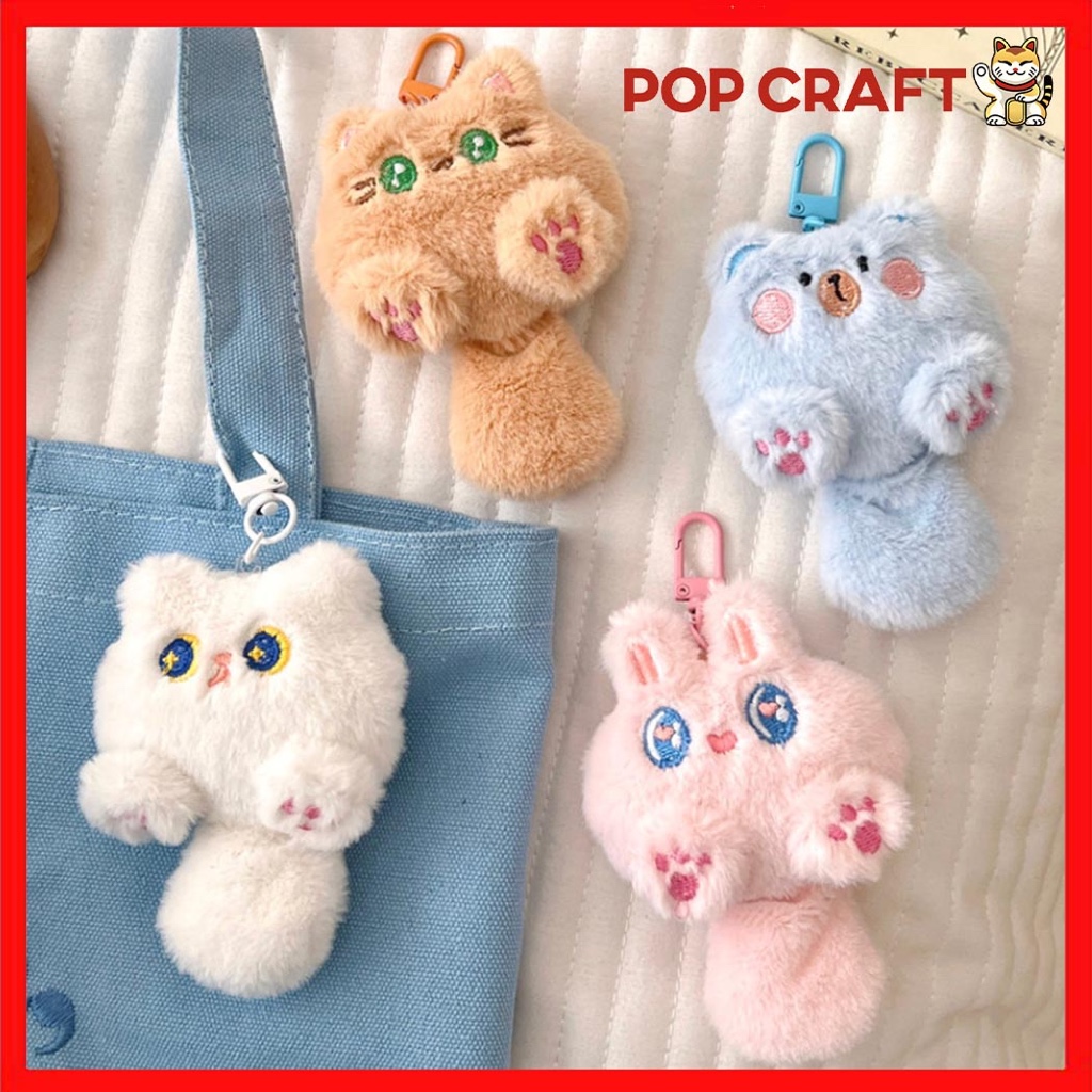 Jual PC Gantungan Kunci Tas Lucu Hiasan Boneka Lucu Cute Plush Animal ...