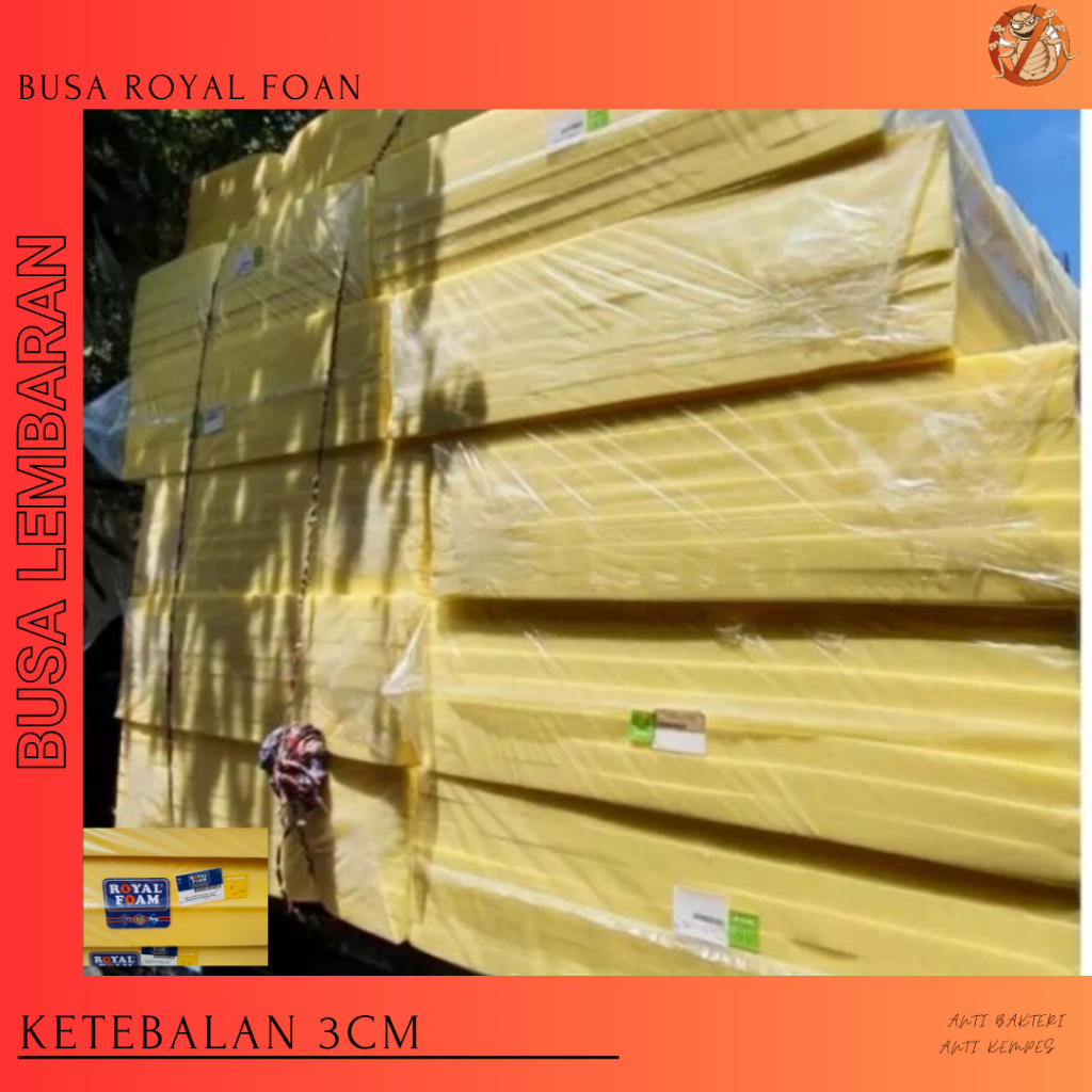 Jual Busa kasur Tebal 3 Cm Ukuran 200x160 cm Royal Foam Alas Tidur ...