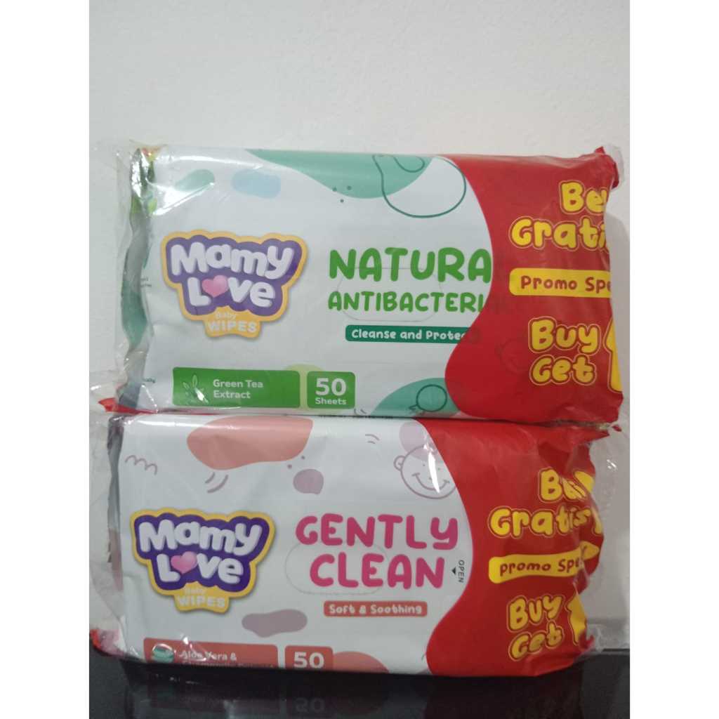Jual MAMYLOVE MAMY LOVE BABY WIPES TISU BASAH TISSUE BASAH ISI 50S ...