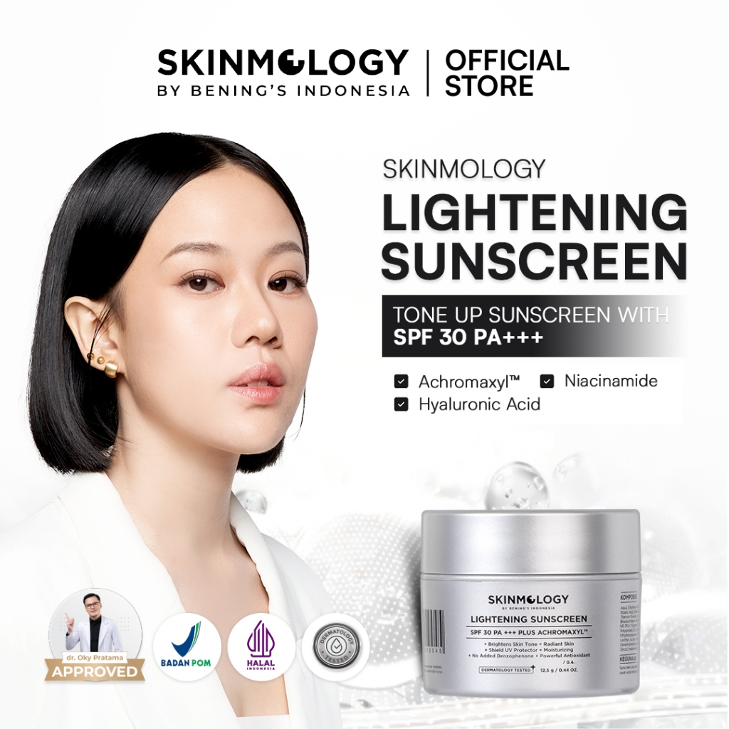 Jual Skinmology By Bening's Indonesia - Skinmology Lightening Sunscreen ...