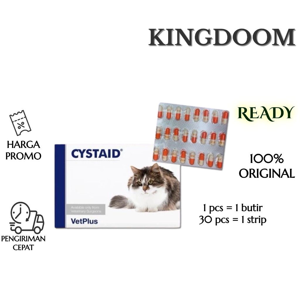 Jual CYSTAID [VetPlus] Original - Obat Untuk Saluran Kemih Pada Kucing ...