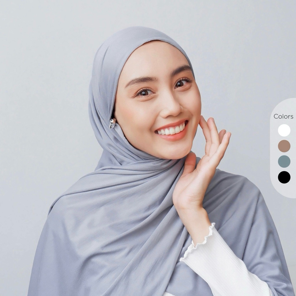 Jual Isla Premium Rayon Viscose Stretch Knit Scarves - Hijab Kerudung ...