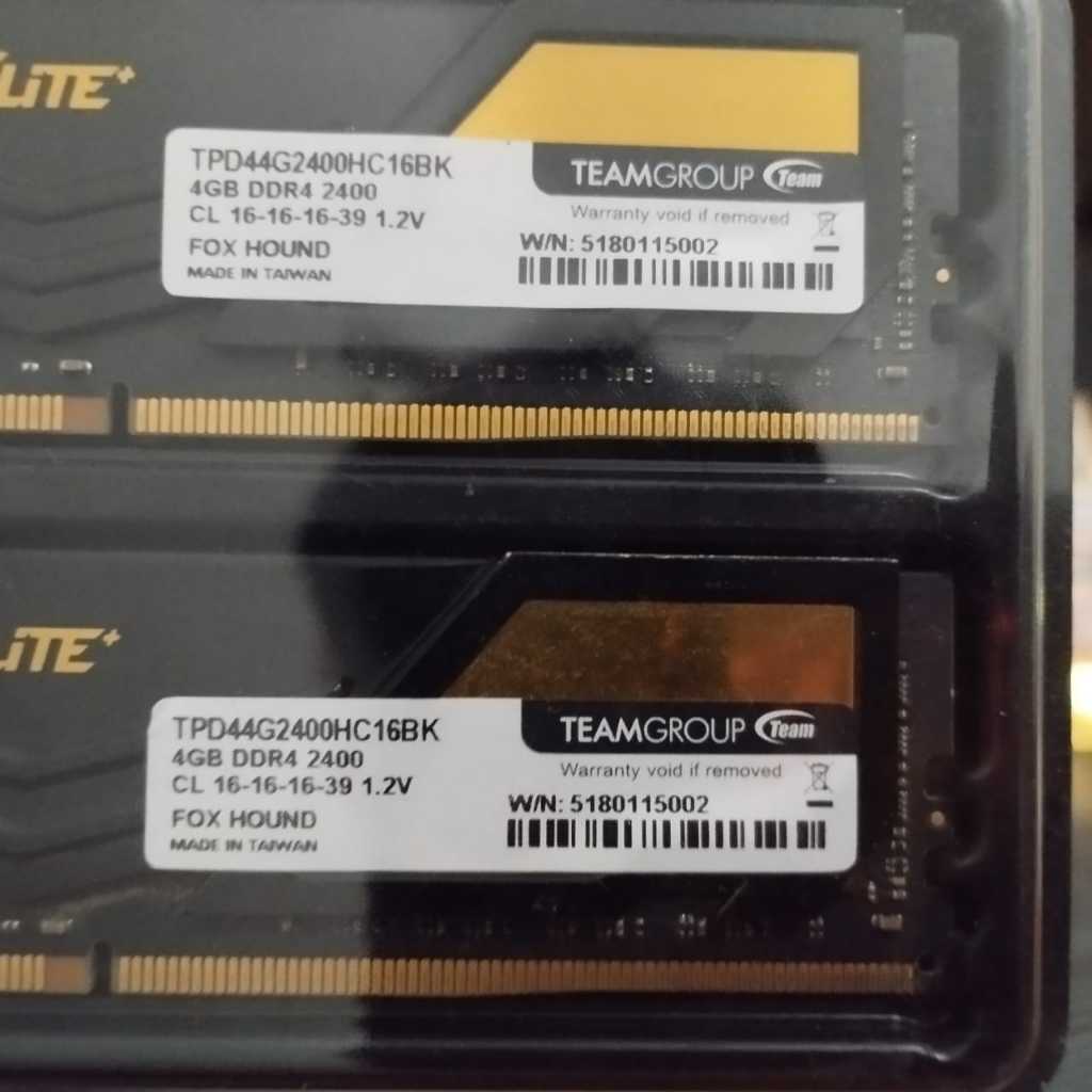 Jual RAM PC Team ELITE PLUS DDR4 Dual Channel 8gb 4x2 2400mhz | Shopee ...