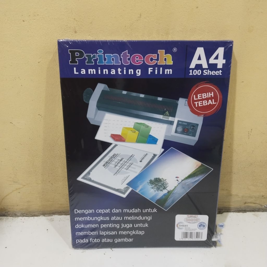 Jual 20 Pcs Plastik Laminating A4 / F4 Printech | Shopee Indonesia