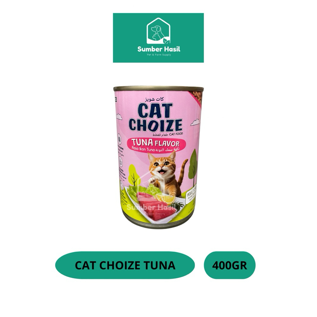 Jual CAT CHOIZE TUNA CAT FOOD 400GR MAKANAN KALENG KUCING CAT CHOIZE ...