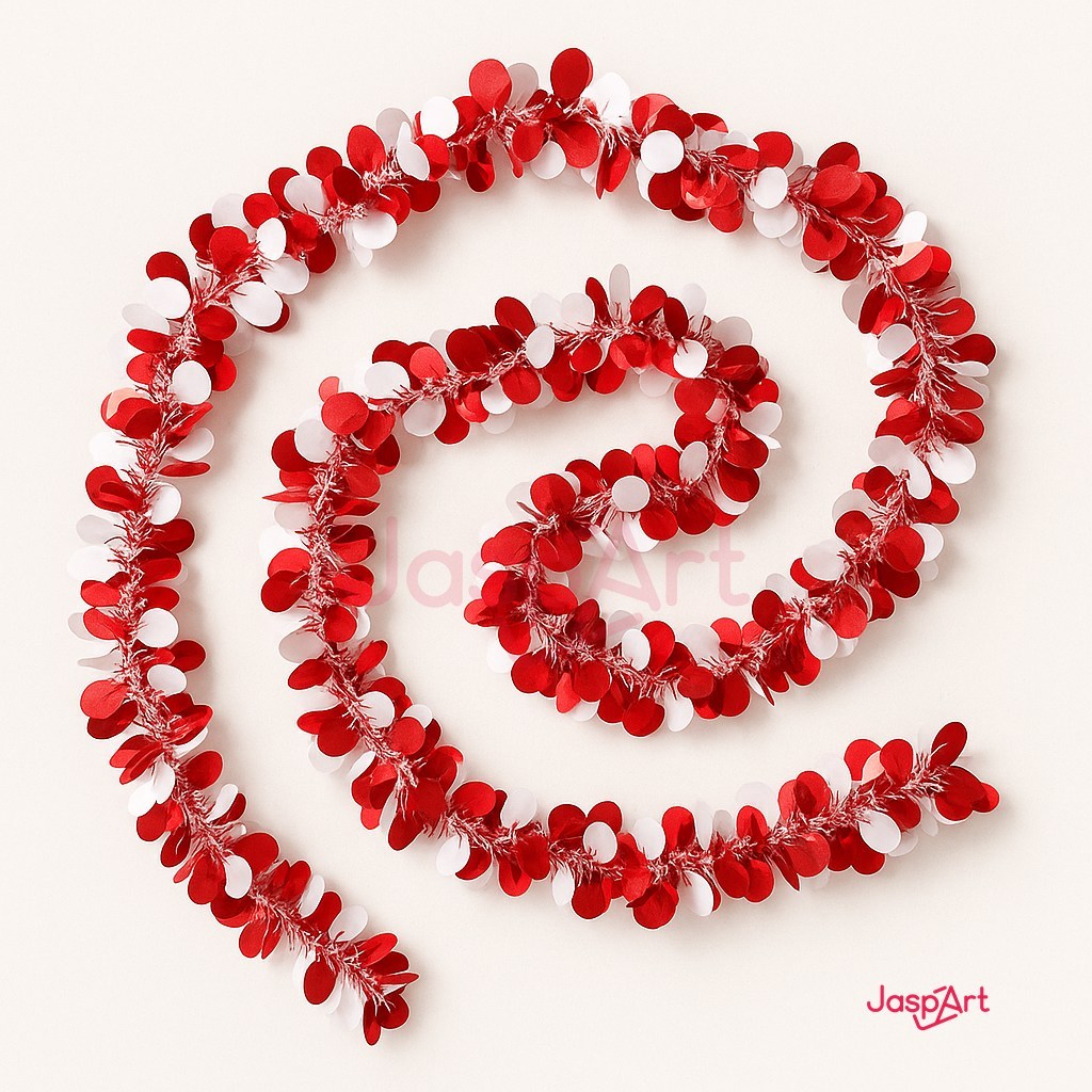 Jual SLINGER TINSEL BULAT MERAH PUTIH KEMERDEKAAN DEKORASI UNTUK 17AN ...