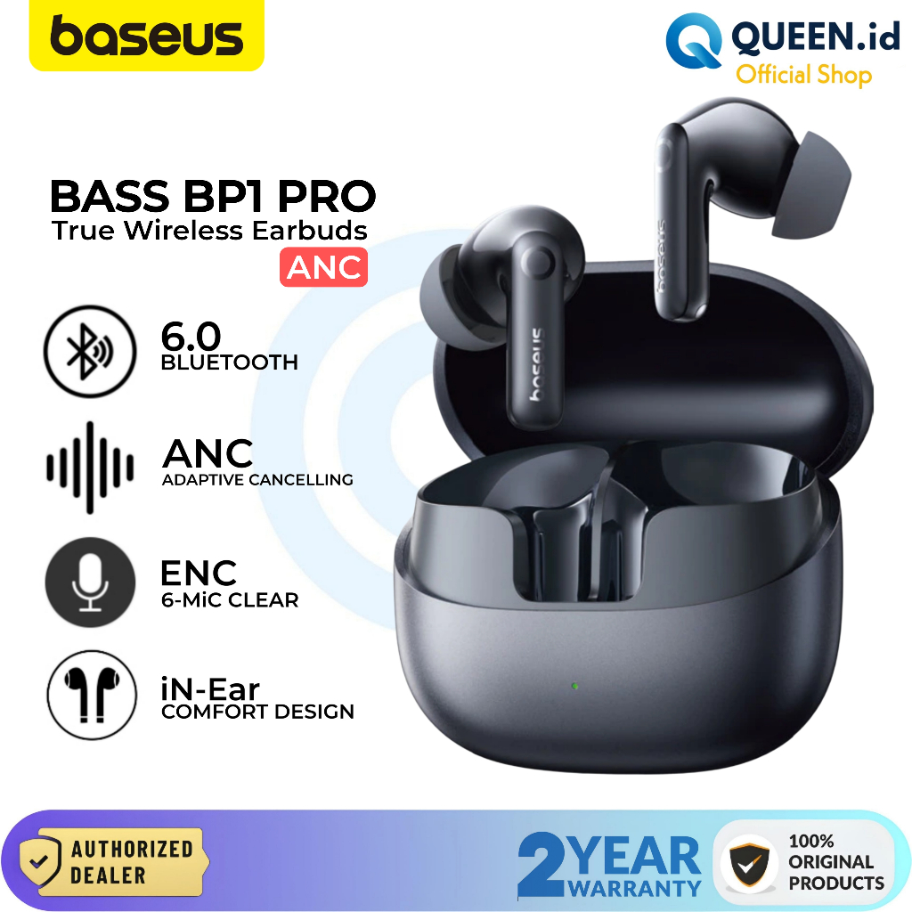 Jual Baseus Bass BP1 PRO TWS True Wireless Earbuds Headset Bluetooth 6. ...