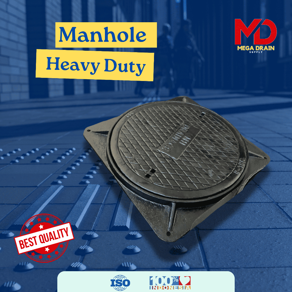 Jual MANHOLE COVER | DRAINASE | MANHOLE COVER HEAVY DUTY | Shopee Indonesia
