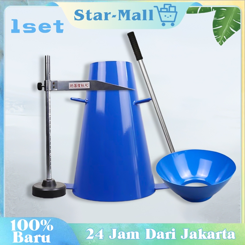 Jual 1set Slump Test / Alat Slump Test Set / Corong Slump Test Beton ...