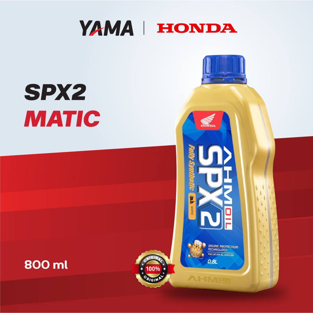 Jual OLI MESIN AHM SPX 2 MATIC 10W-30 0.8L ORI ASLI HONDA | Shopee ...