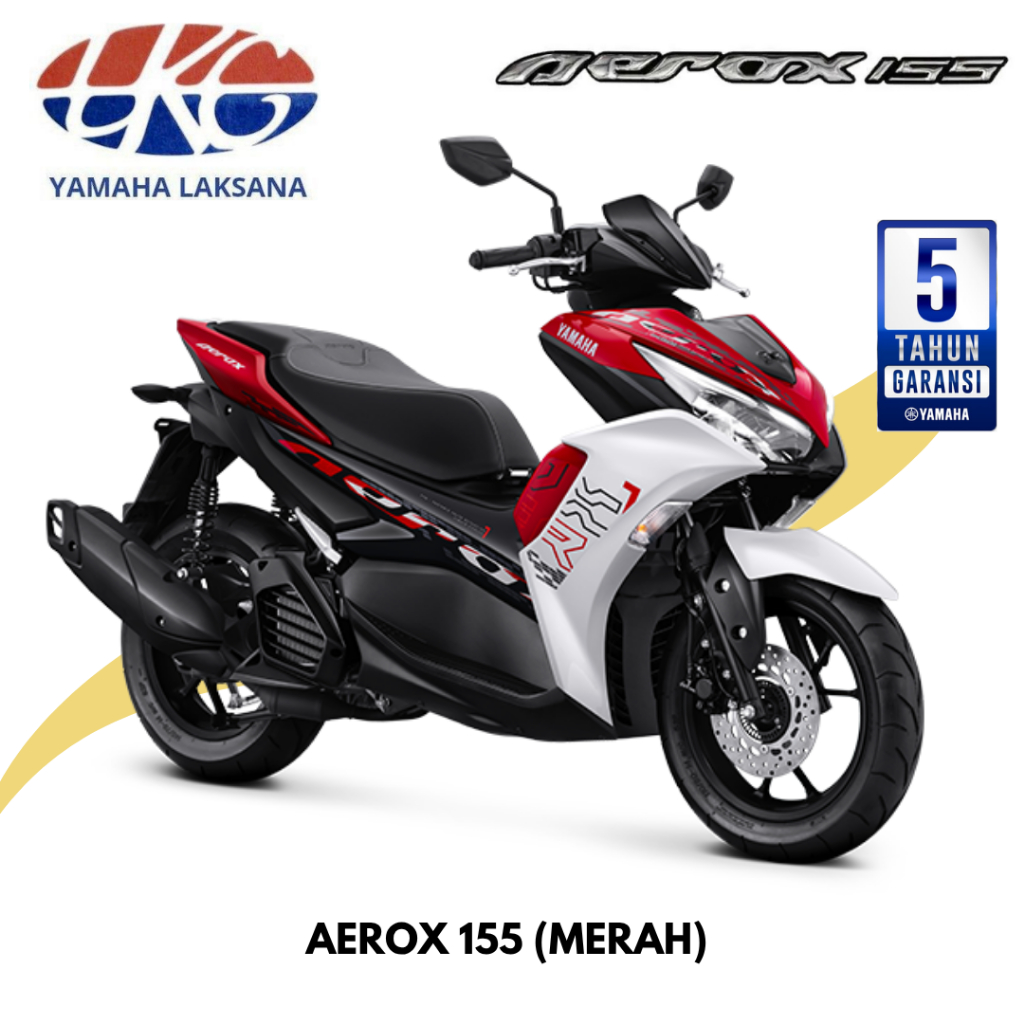 Jual Sepeda Motor YAMAHA ALL NEW AEROX 155 (Merah/Hitam/Silver/Orange ...