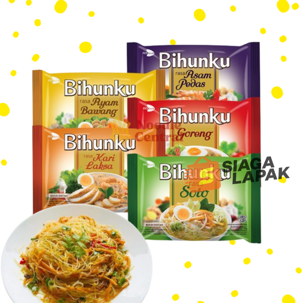 Jual Bihunku Bihun Instan ECERAN 1 PCS Aneka Varian Rasa [BELI BANYAK ...