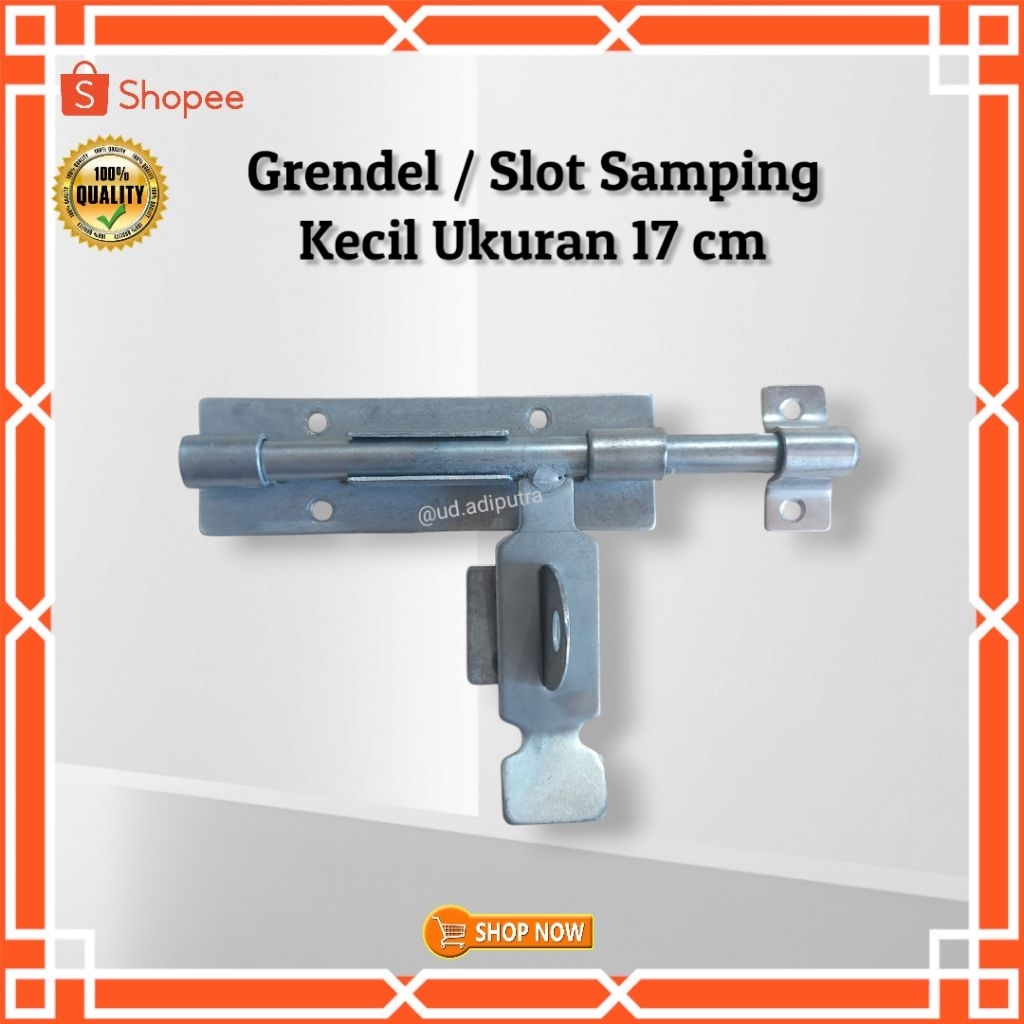 Jual GRENDEL PINTU | SLOT SAMPING KECIL UKURAN 17 CM | AKSESORIS ...