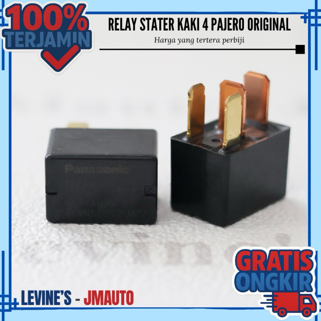 Jual relay starter kaki 4 Panasonic original 8627A030 (harga perbiji ...
