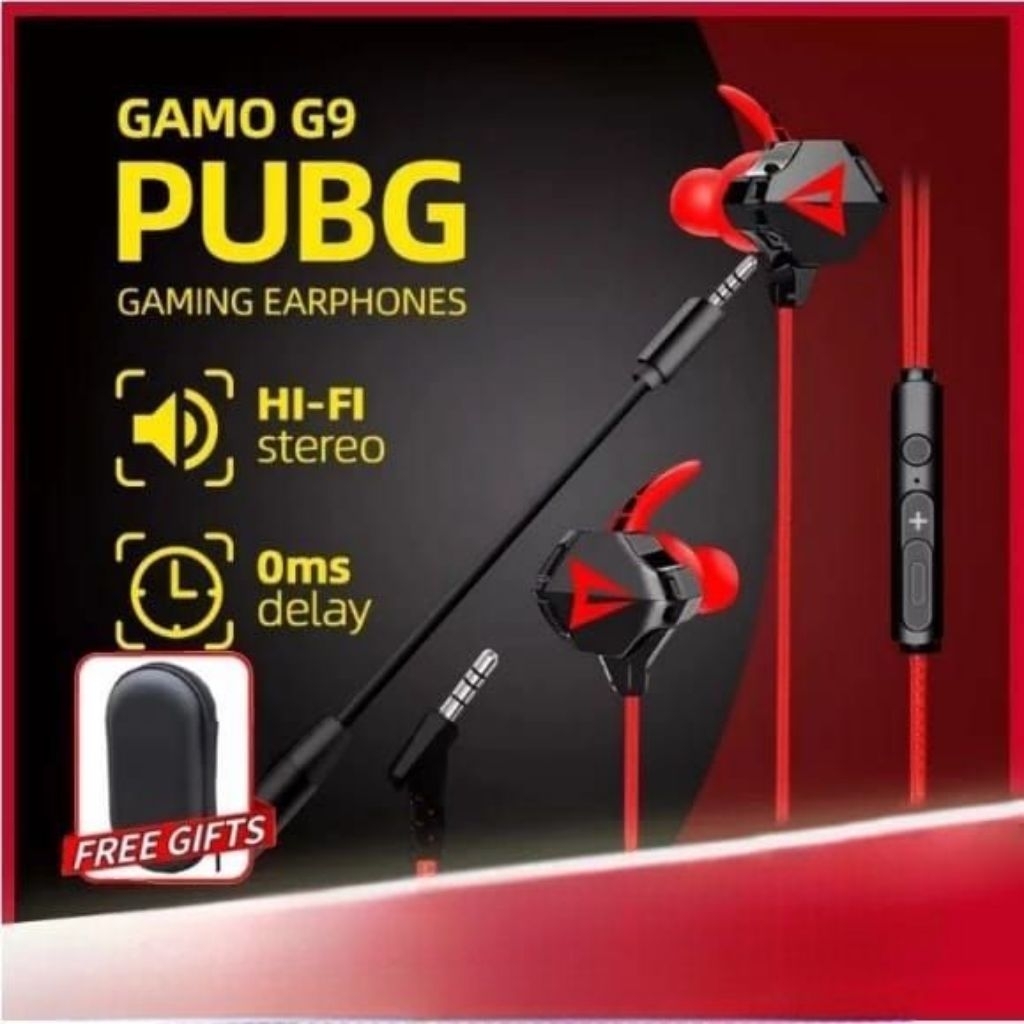 Jual Headset Gaming G901 Bass Noise Cancelling with Mic Mobile Earphone ...