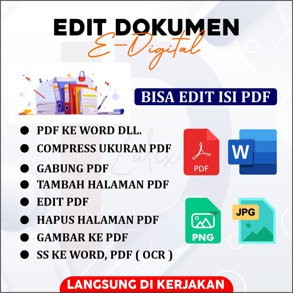 Jual Jasa edit Pdf, Convert Pdf to word, Compress Pdf, edit ss, Edit ...