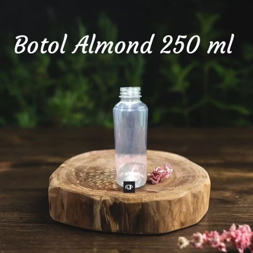 Jual Botol Almond / Botol Madu / Botol Jus 250 ml Dengan Tutup | 10 pcs | Shopee Indonesia