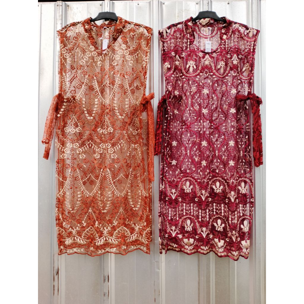 Jual Outer Brukat Tali Trendy | Shopee Indonesia